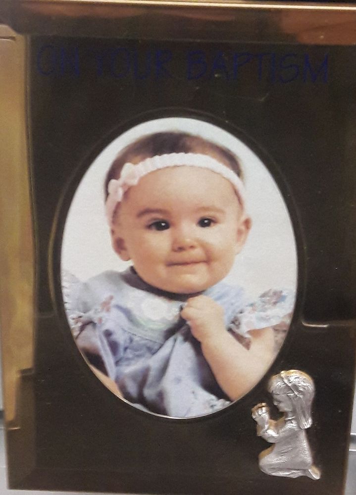 Photo Frame Baptism Girl – Christ Missionary Catholic Gifts and Books
