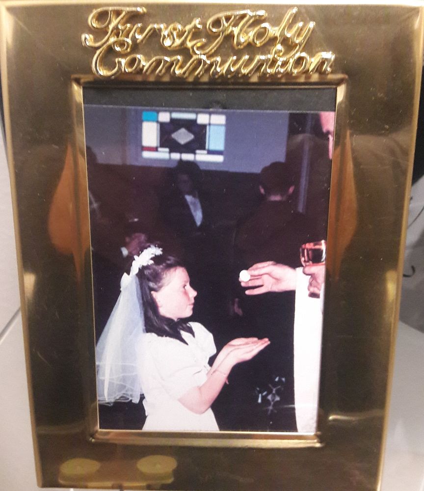 Photo Frame My First Holy C – Christ Missionary Catholic Gifts and Books