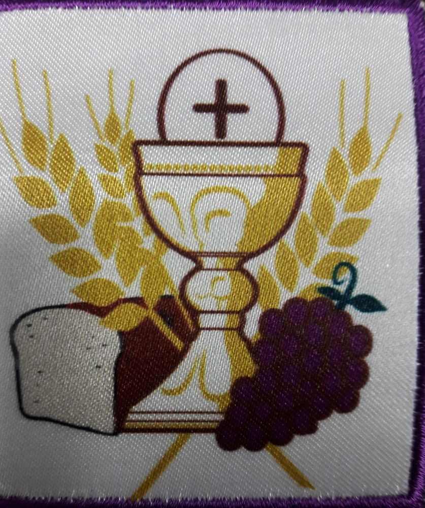 First Holy Communion Badge – Christ Missionary Catholic Gifts and Books