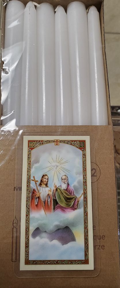 Paquete de 12 velas Divina prov – Christ Missionary Catholic Gifts and ...