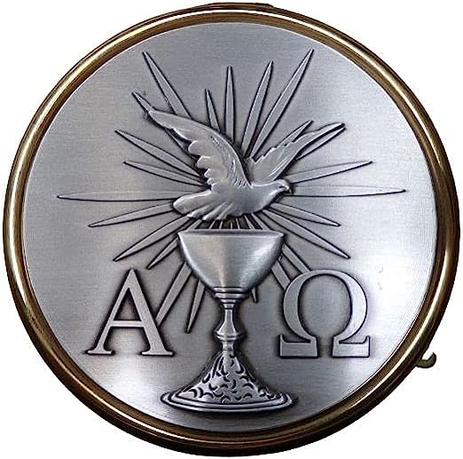 DOVE ALPHA OMEGA HOSPITAL PYX – Christ Missionary Catholic Gifts and Books