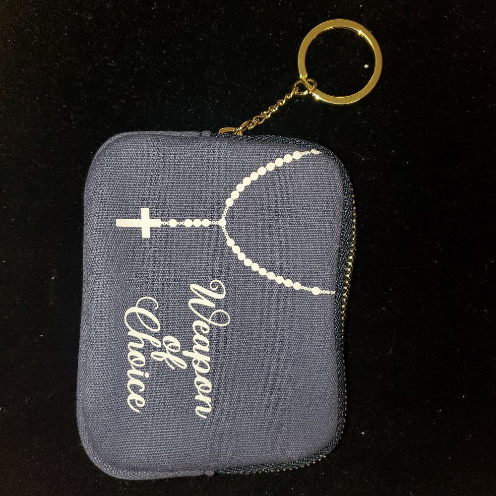 Weapon of Choice Rosary Case – Christ Missionary Catholic Gifts and Books