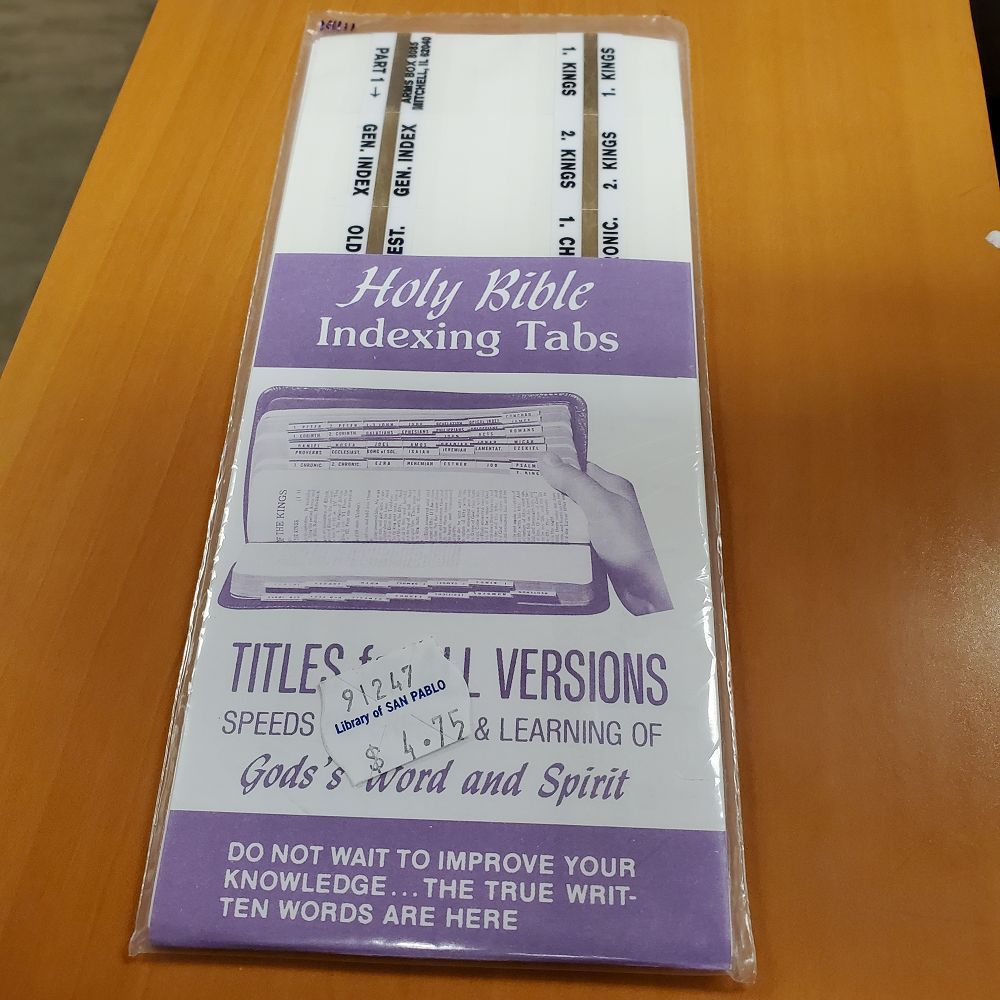 Holy Bible Indexing Tabs – Christ Missionary Catholic Gifts and Books