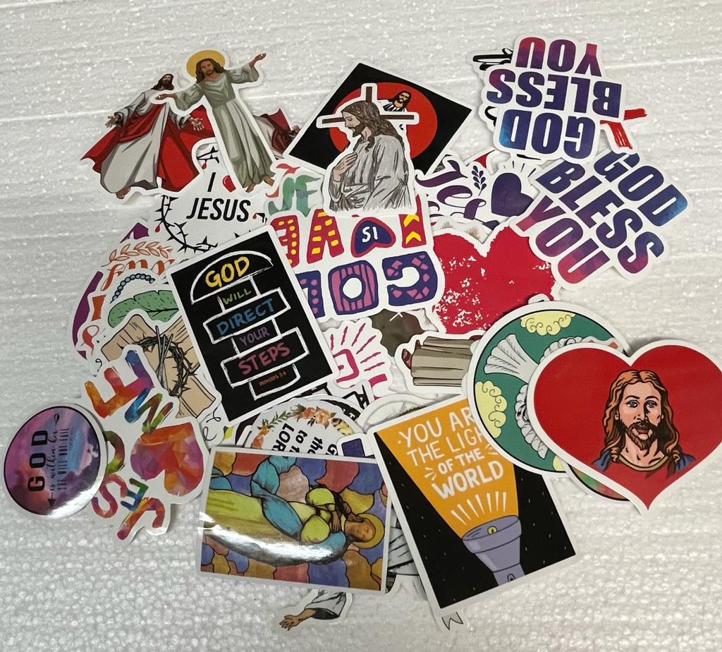 Calcomanias varias/ individuales – Christ Missionary Catholic Gifts and ...