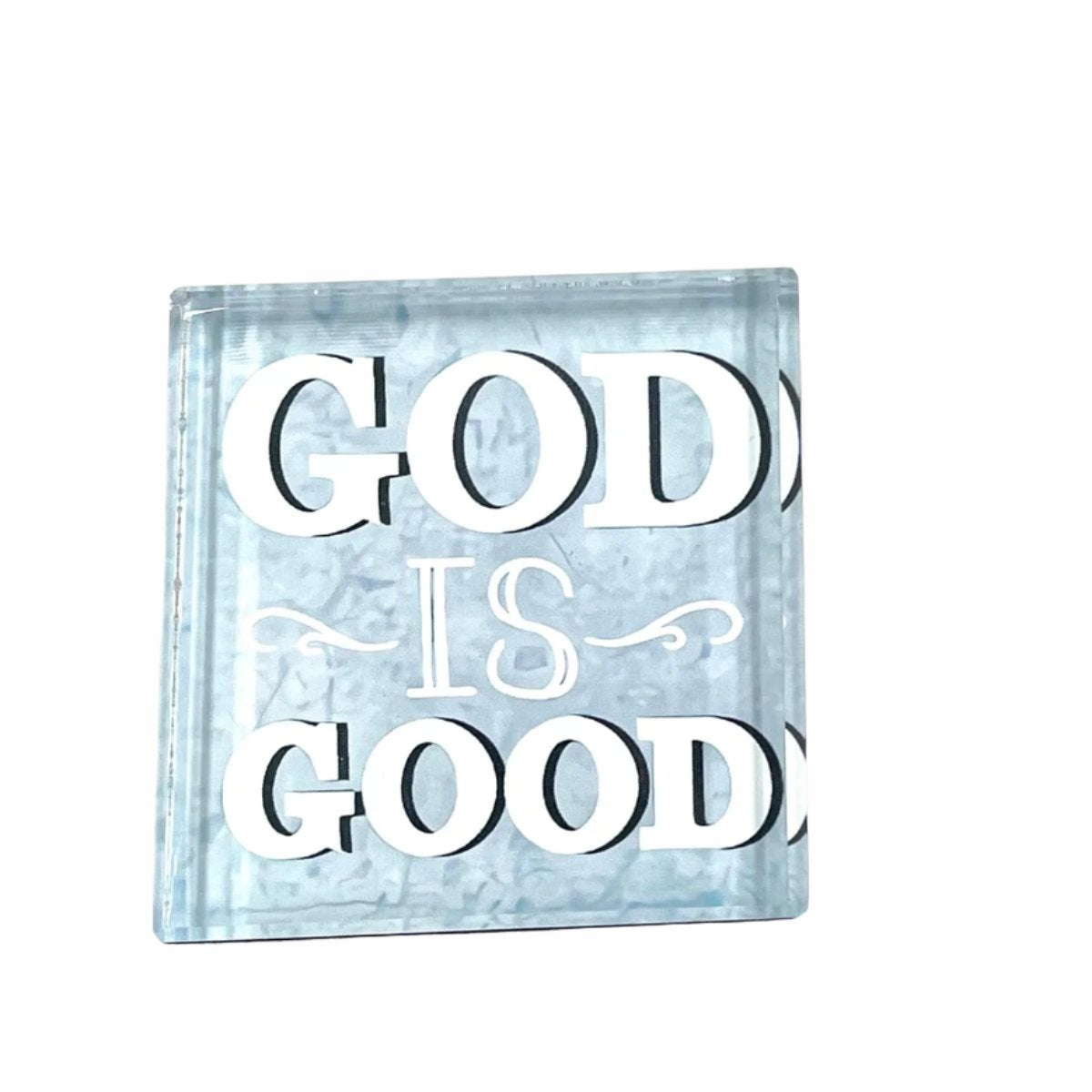 GLASS BLESSING BLOCK – Christ Missionary Bookstore