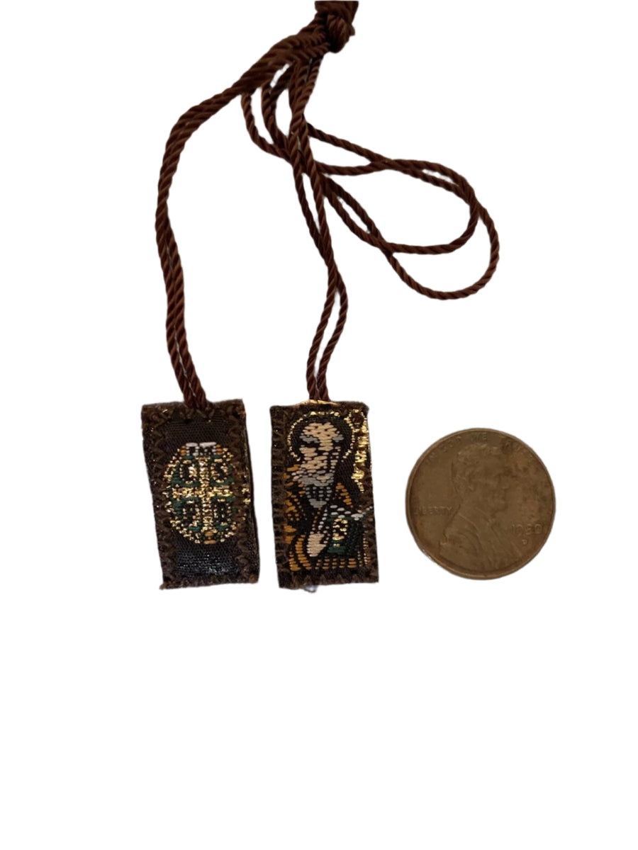 Small Scapular (St. Benedict) – Christ Missionary Catholic Gifts and Books